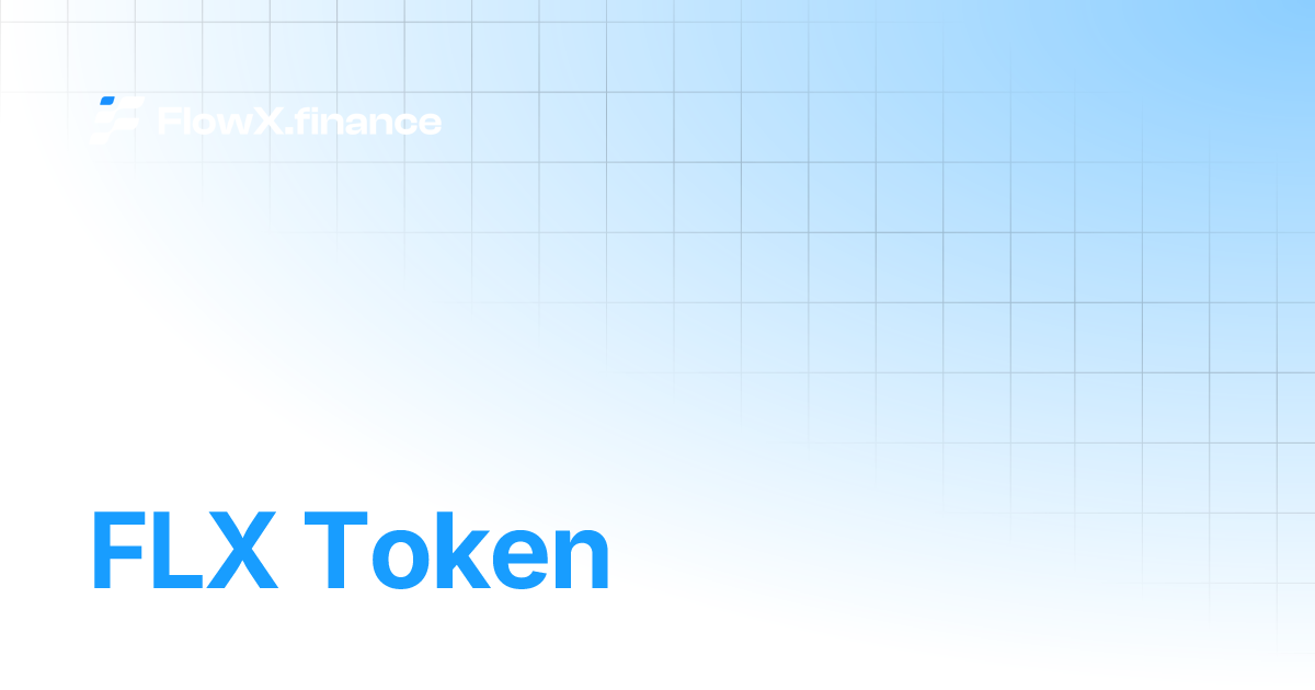 FLX Token | FlowX Finance
